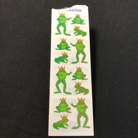 Mrs. Grossman’s | Other | Vintage Mrs Grossmans Frog Prince Stickers ...